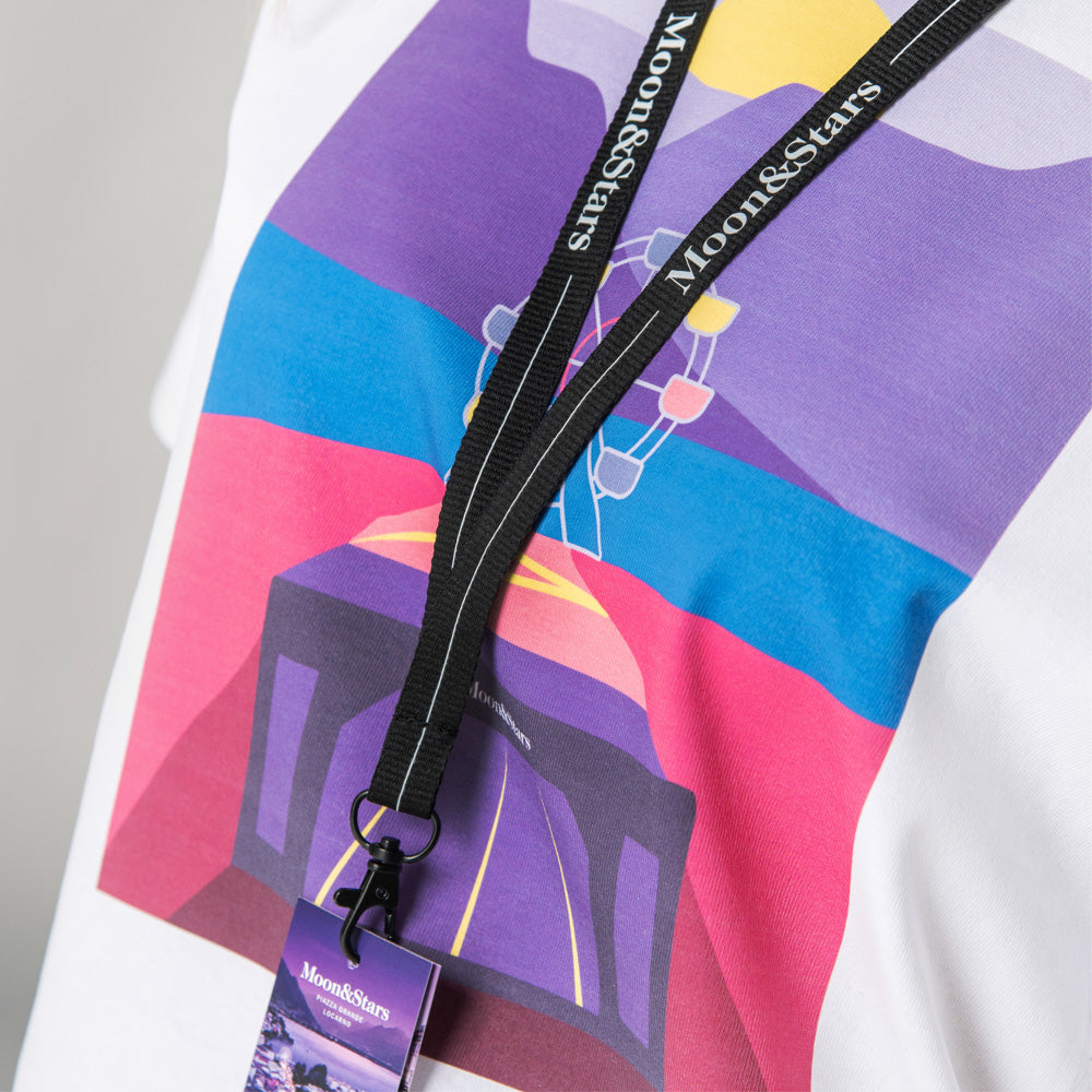 Lanyard Nero – Moon+Stars